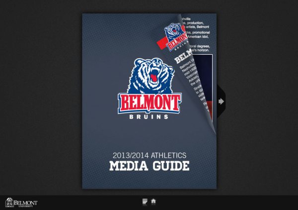 Belmont University Athletics Media Guide Launches - Nashville Interactive